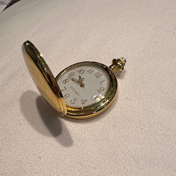 Joy & Iman | Accessories | Joy Iman Goldtone Pocket Watch | Poshmark